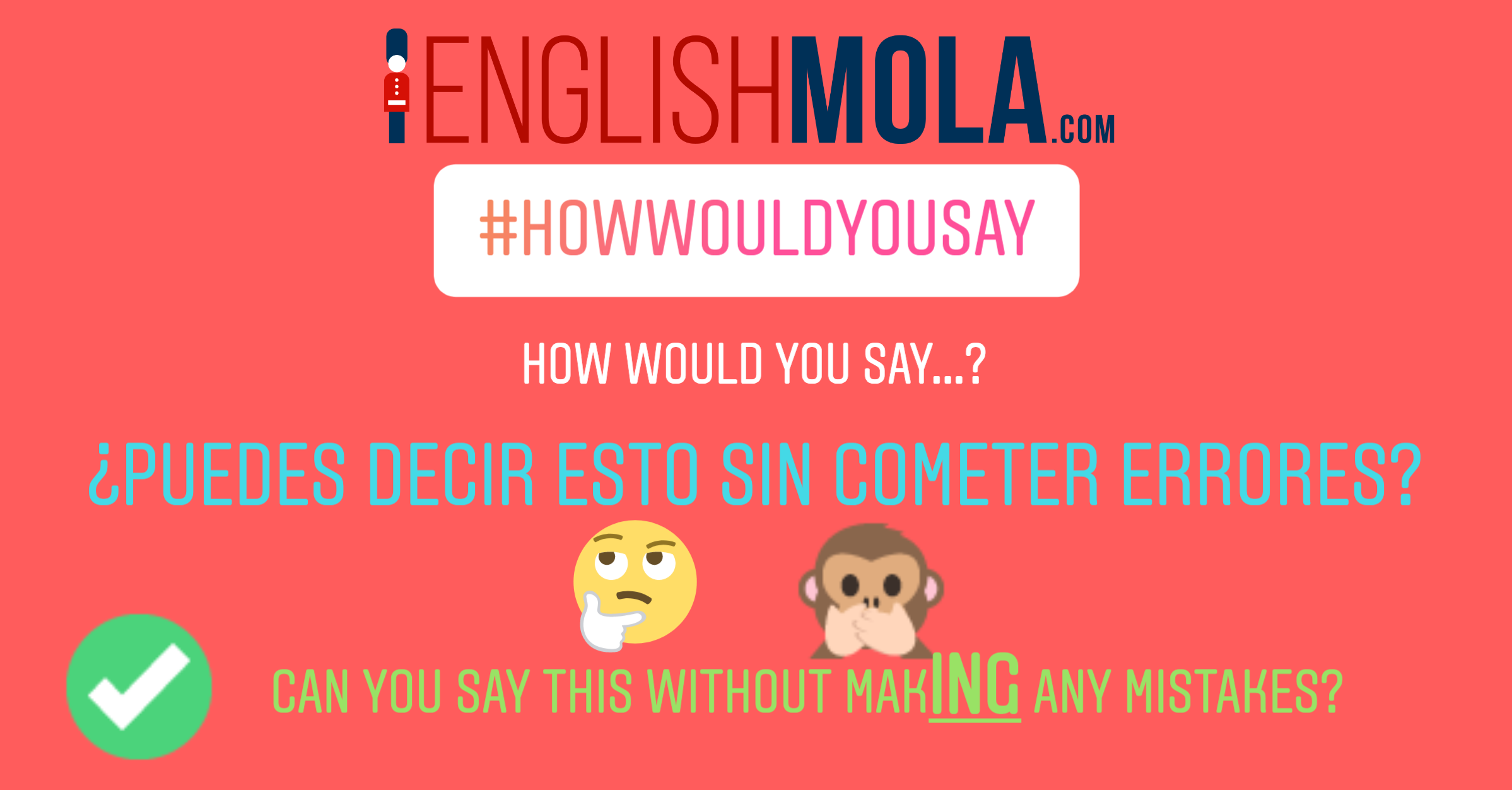 errores comunes en inglés preposición y verbo en inglés